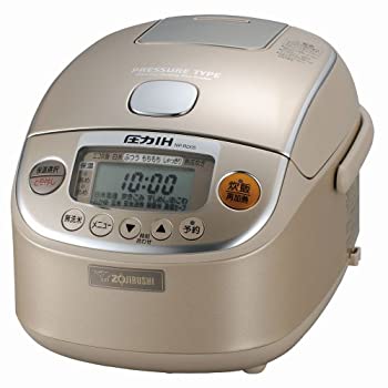 ZOJIRUSHI 真空圧力IH炊飯ジャー 【3合炊き】 シャンパンゴールド NP-RD05-NL（中古品）