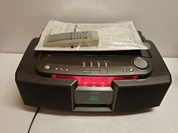 Victor　ビクタ　JVC　RC-T1MD-S シルバー　CD-MDポータブルシステム　Clavia　クラビア　（CD/MDデッキ）（ラジカセ形状）（中古品）