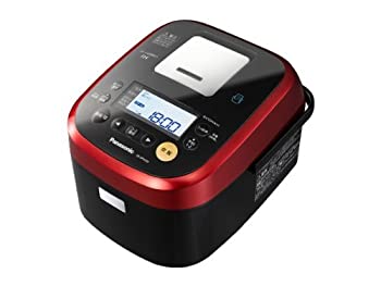パナソニック 5.5合 炊飯器 IH式 Wおどり炊き ルージュブラック SR-SPX103-RK（中古品）