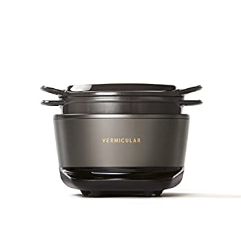 バーミキュラ ライスポットミニ 3合炊き トリュフグレー  専用レシピブック付 RP19A-GY（中古品）