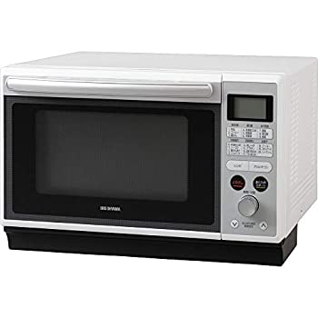 アイリスオーヤマ 過熱水蒸気 スチームオーブンレンジ スチームカップ付き 24L ホワイト MO-F2402（中古品）