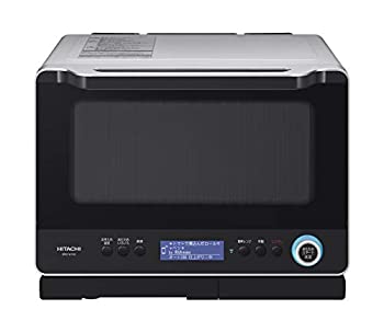 日立 スチームオーブンレンジ 30L スマートフォン連携 ダブル高速ヒーター熱風2段オーブン 過熱水蒸気 Wスキャン調理 ワイド&フラット庫内 外し（中古品）