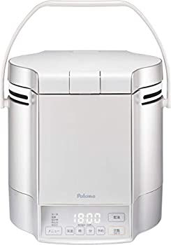 パロマ ガス炊飯器 炊きわざ PR-M18TV -LPG (1.8L/10合炊き) 【プロパンガス(LPG)用】プレミアムシルバー×アイボリー（中古品）