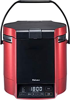 パロマ ガス炊飯器 炊きわざ PR-M18TR -13A (1.8L/10合炊き) 【都市ガス12A/13A用】プレミアムレッド×ブラック（中古品）
