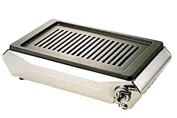 タチバナテーブルコンロシリーズ/ビッグロースター平型（ステンレス）S-10SH【都市ガス12A/13A専用】（中古品）