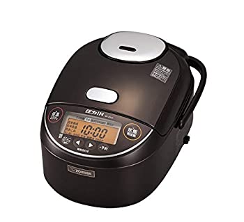 象印 5.5合炊き 炊飯器 圧力ＩＨ炊飯ジャー 極め炊き NP-ZG10-TD ダークブラウン（中古品）