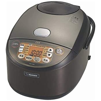 象印 IH炊飯ジャー(1升炊き) ダークブラウン ZOJIRUSHI 極め炊き NW-VA18-TA（中古品）
