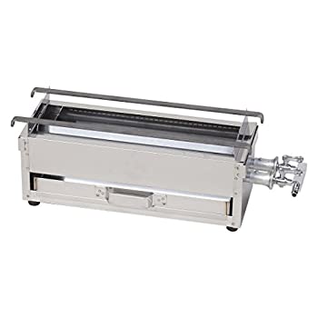 ガス焼鳥コンロ 小 12A・13Aガス用 390×140mm（中古品）