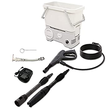 アイリスオーヤマ 充電式 高圧洗浄機 タンク式 場所を選ばす使用可能 SDT-L01N（中古品）