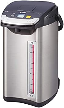 タイガー 電気ポット 5L ブラック 蒸気レス 節電 VE 保温 とく子さん PIE-A500-K（中古品）