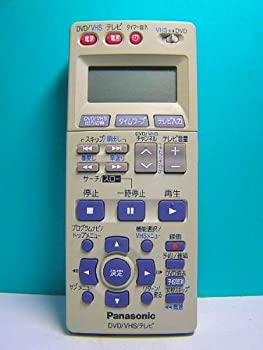 パナソニック VHS・DVDリモコン EUR7909KB0（中古品）