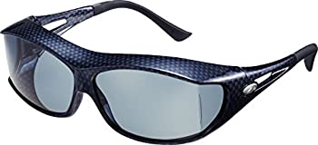 AXE(アックス) サングラス UVカット 偏光レンズ 大型メガネ着用可能 収納ケース付 カーボンブラック SG-605PCS（中古品）