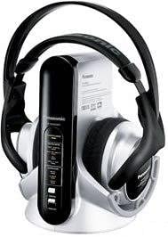Panasonic デジタルコードレスサラウンドヘッドホン RP-WH5000-S（中古品）