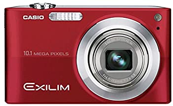 CASIO デジタルカメラ EXILIM (エクシリム) ZOOM Z200 レッド EX-Z200RD（中古品）
