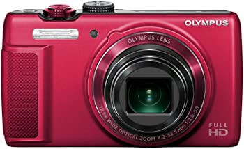 OLYMPUS デジタルカメラ SH-21 レッド 1600万画素 CMOS 光学12.5倍ズーム 広角24mm タッチパネル フルHD動画 SH-21 RED（中古品）