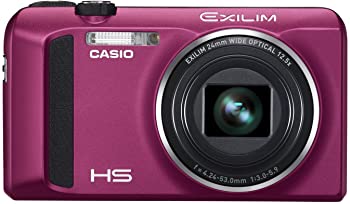 CASIO デジタルカメラ EXILIM EXZR410RD 1610万画素 光学12.5倍ズーム 広角24mm 高速連写 EX-ZR410RD レッド（中古品）