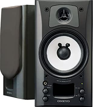 ONKYO WAVIO アンプ内蔵スピーカーシステム 15W+15W GX-70AX(B) /ブラック（中古品）