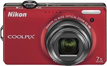 Nikon デジタルカメラ COOLPIX (クールピクス) S6000 フラッシュレッド S6000RD（中古品）