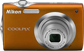 Nikon デジタルカメラ COOLPIX (クールピクス) S3000 ファインオレンジ S3000OR（中古品）