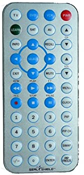 Seal Shield SLIM SEAL ウォッシャブル・5機能一体型ユニバーサルリモコン - 食洗機で洗浄可 & 抗菌 STV5（中古品）