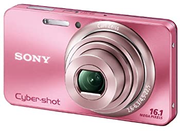 ソニー SONY デジタルカメラ Cybershot W570 1610万画素CCD 光学ｘ5 ピンク DSC-W570/P（中古品）