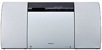 SONY ウォークマン用ドックコンポ CDプレーヤー内蔵 ラジオ内蔵 ホワイト CMT-V30/W（中古品）