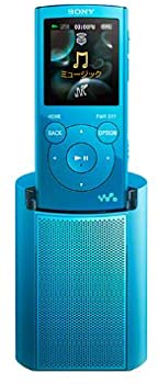 SONY ウォークマン Eシリーズ [メモリータイプ] スピーカー付 2GB ブルー NW-E062K/L（中古品）