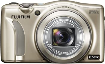 FUJIFILM デジタルカメラ FinePix F770EXR 光学20倍 シャンパンゴールド F FX-F770EXR G（中古品）