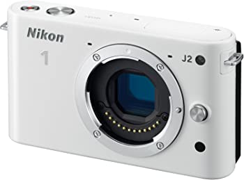 Nikon ミラーレス一眼 Nikon 1 J2 ボディー ホワイト N1J2WH（中古品）