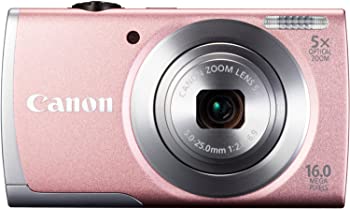 Canon デジタルカメラ PowerShot A2600 約1600万画素 光学5倍ズーム ピンク PSA2600(PK)（中古品）