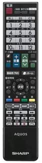 シャープ 液晶テレビ用リモコン RRMCGA961WJSA(0106380350)（中古品）