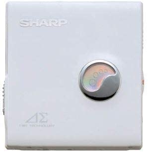 SHARP シャープ　MD-DS30-W ホワイト　1-BIT　ポータブルMDプレイヤー　MDLP対応（中古品）