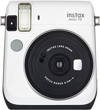 FUJIFILM インスタントカメラ チェキ instax mini70 ホワイト INS MINI 70 WHITE（中古品）