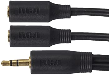 RCA ah202dr 3.5?MMステレオヘッドホンy-adapter（中古品）