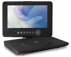 アズマ　9型フルセグ対応ポータブルDVDプレイヤー　DVD-F924（中古品）