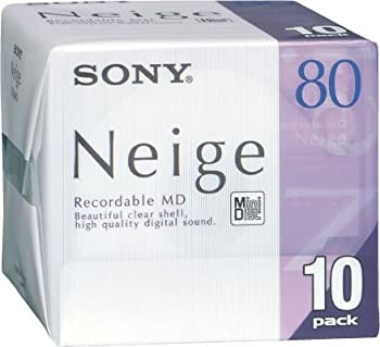 SONY 10MDW80NED ミニディスク 80分10枚組（中古品）