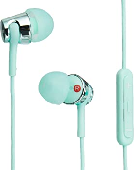 ソニー イヤホン MDR-EX150IP : カナル型 iPhone/iPod/iPad用リモコン・マイク付き ミントブルー MDR-EX150IP L（中古品）