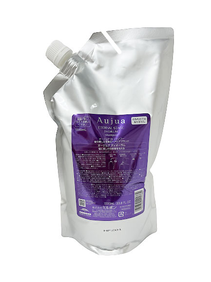 ミルボン オージュア ディオーラム シャンプー リフィル 1000ml ハリ ツヤ 弾力 詰め替え用 美容室 サロン 美容室専売 DIORUM MILBON Aujua