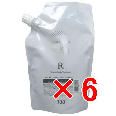 ★【送料無料】ナンバースリー 003 / ミュリアム クリスタル / 薬用スカルプ トリートメント R 500g (詰替用) 【6個セット】