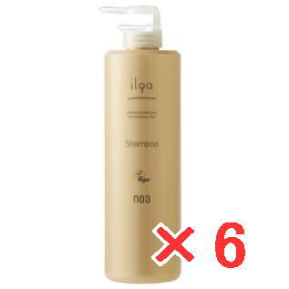 ★【送料無料】ナンバースリー 003 / ミュリアム クリスタル / イルガ 薬用シャンプー 660ml 【6個セット】/ 美容室専売品 医薬部外品