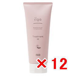 ★【送料無料】ナンバースリー 003 / イルガ / イルガ 薬用 トリートメント M 200g 【12個セット】/ 美容室専売品 医薬部外品