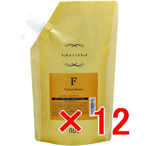 ★【送料無料】ナンバースリー 003 / ミュリアム ゴールド / ミュリアム シャンプー F 500ml 詰替え 【12個セット】/ 4985514022716