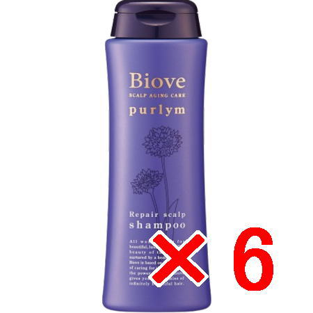 送料無料 デミコスメティックス ／ Biove ビオーブ ピュリム リペアスキャルプシャンプー NC6 250ml 6個