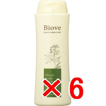 送料無料 デミコスメティックス ／ Biove ビオーブ モイストスキャルプ シャンプー 250ml?6個