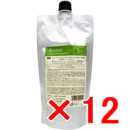 送料無料 デミコスメティックス ／ Biove ビオーブ スキャルプリラックス トリートメント 450g?12個