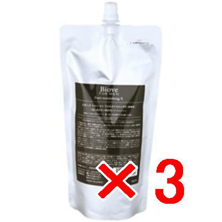 送料無料 デミコスメティックス ／ Biove ビオーブ フォー メン フォルスナリシングX 450ml 3個
