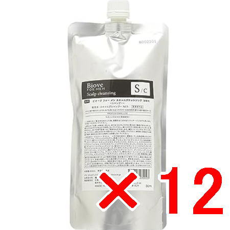 送料無料 デミコスメティックス ／ Biove ビオーブ フォー メン スキャルプクレンジング 450ml 12個