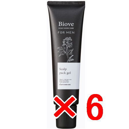 送料無料 デミコスメティックス ／ Biove ビオーブ フォー メン スキャルプパックジェル 150g 6個