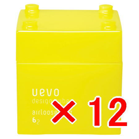 送料無料 デミコスメティックス ／ ウェーボ デザインキューブ ／ エアルーズワックス 80g?12個?ワックス