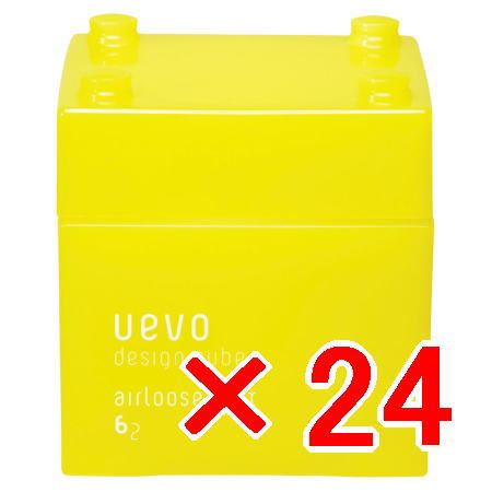 【送料無料】 デミコスメティックス ／ ウェーボ デザインキューブ ／ エアルーズワックス 80g　24個　ワックス